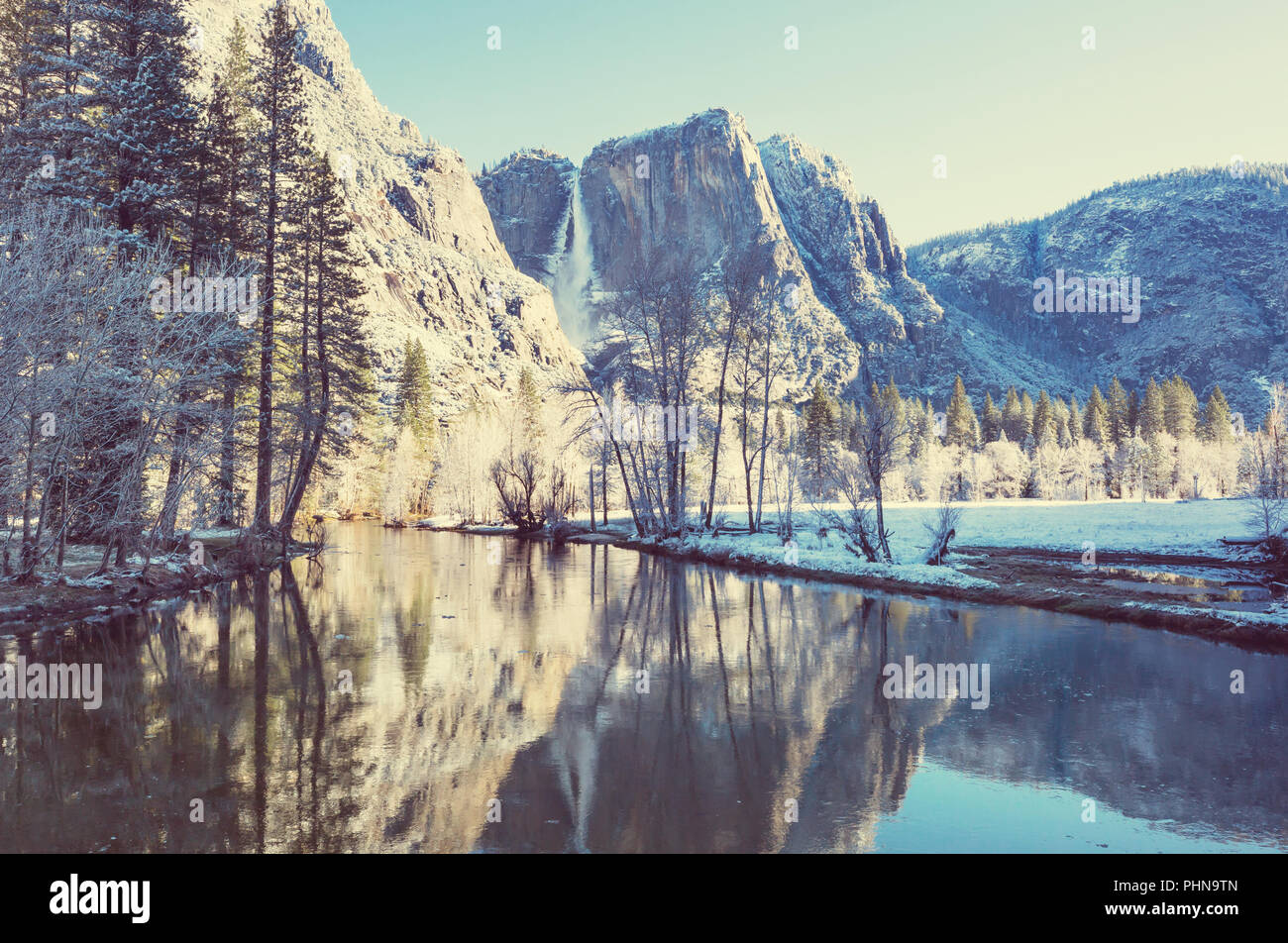 Early spring in Yosemite Stock Photo - Alamy