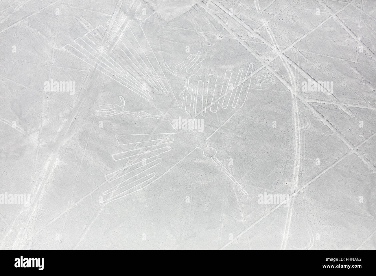 Nazca lines from the aircraft Stock Photo - Alamy
