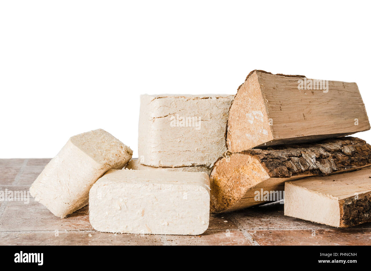 Hard wood briquettes hi-res stock photography and images - Alamy