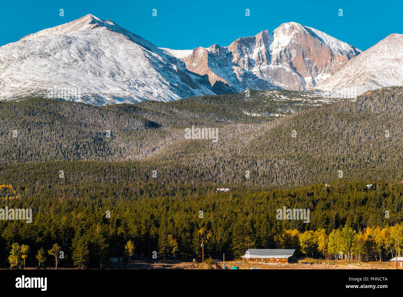 Season changing from autumn to winter Stock Photo - Alamy