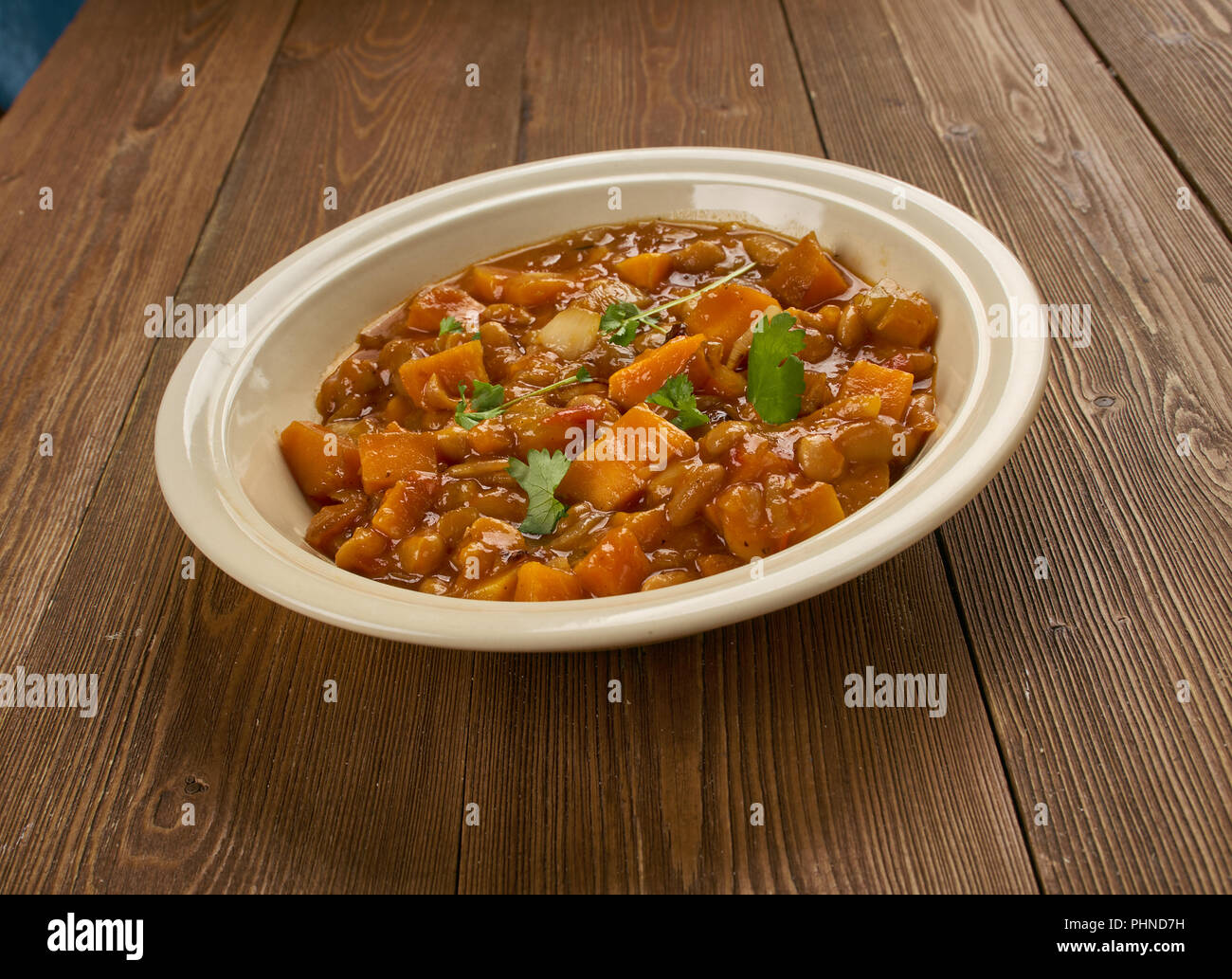 Puerto Rican Style beans Stock Photo - Alamy