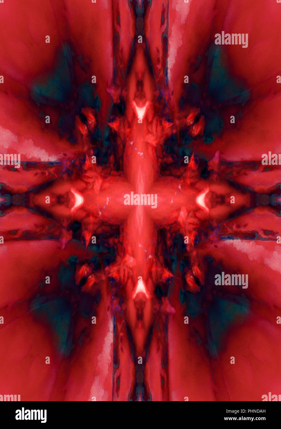 Red religious cross Stock Photo - Alamy