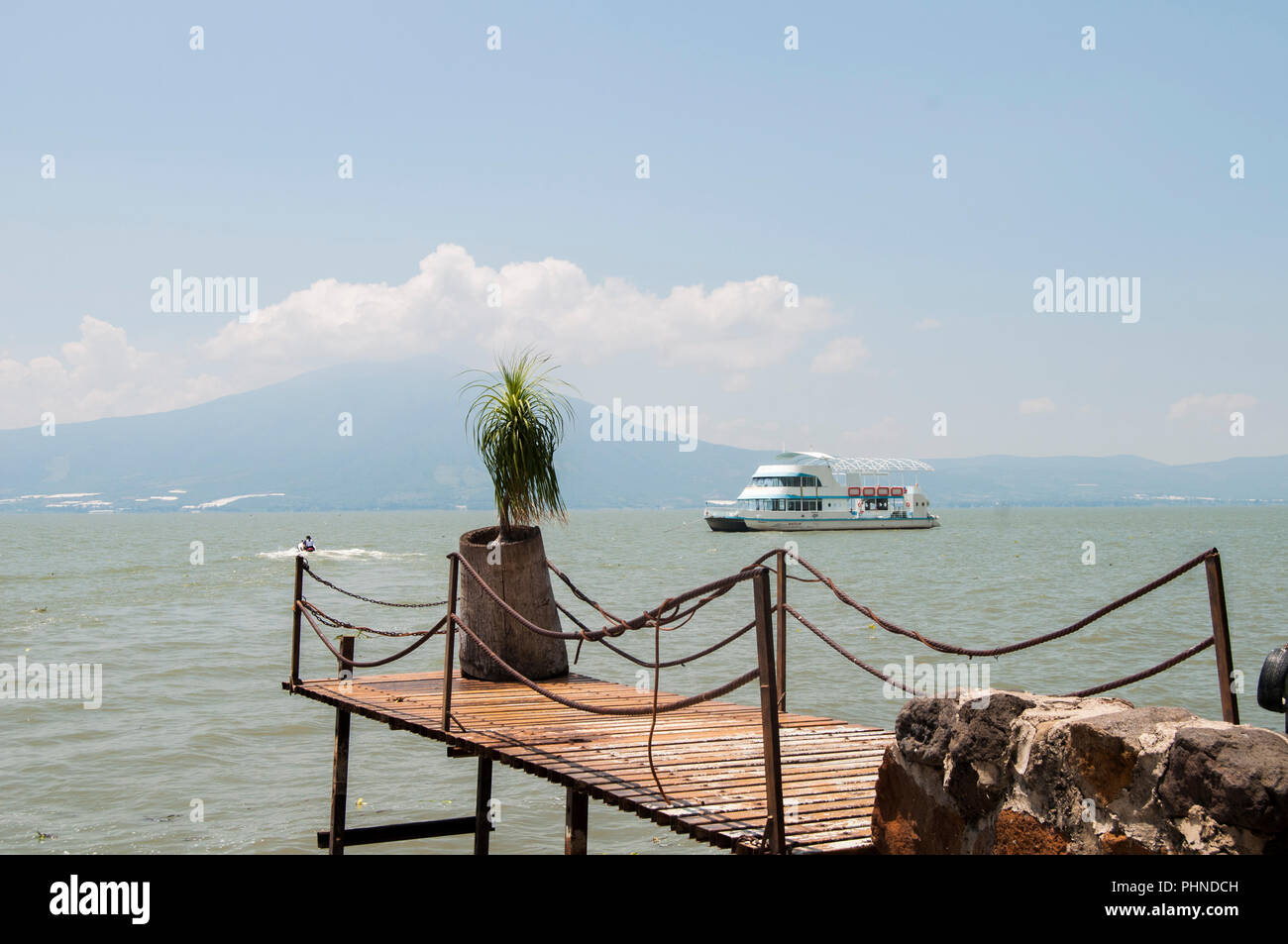A view of Lago de Chapala or (CHAPALA LAKE). Jalisco. MEXICO Stock ...