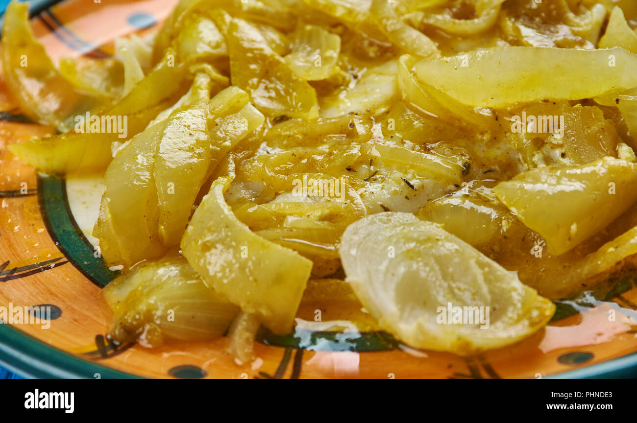 Cape Pickled Fish Stock Photo - Alamy