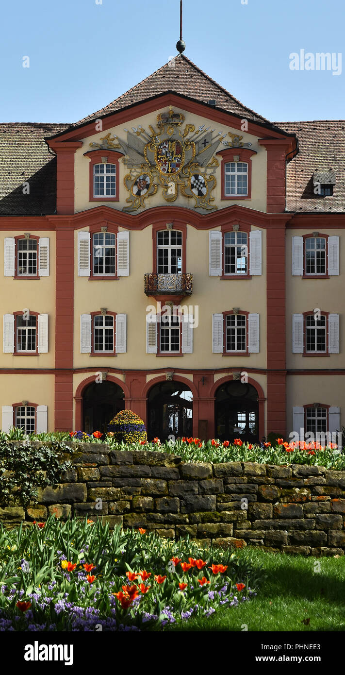 Castle of isle of Mainau; Lake constance; Germany Stock Photo - Alamy
