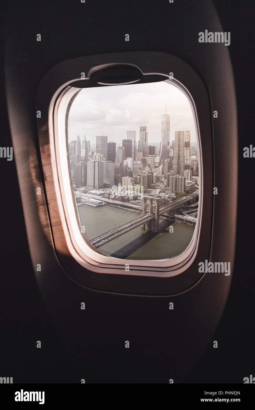 View From Airplane Window Drawing