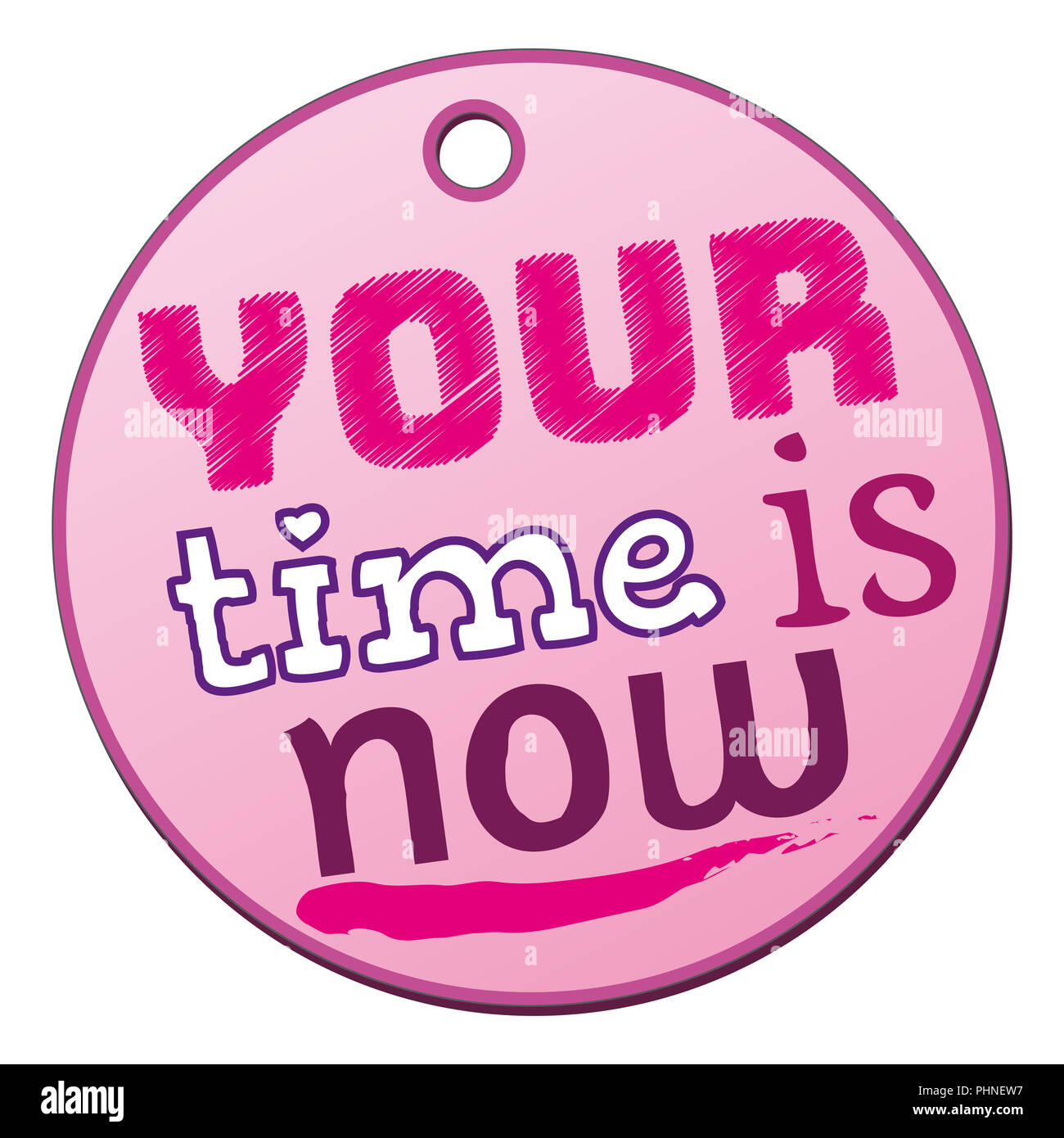 Time badge hi-res stock photography and images - Alamy