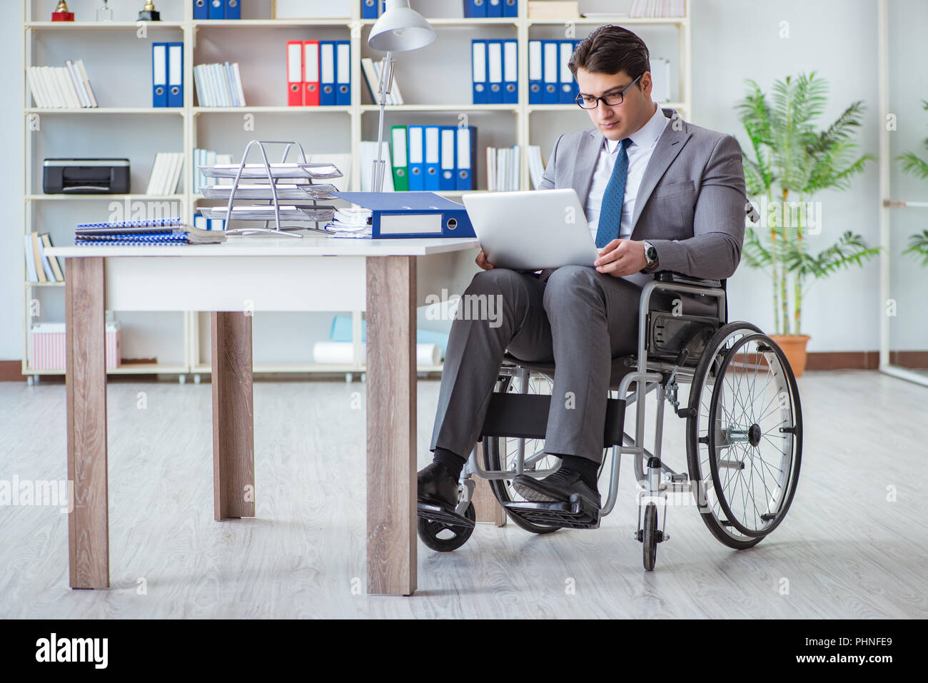 Disabled independent working hi-res stock photography and images - Alamy