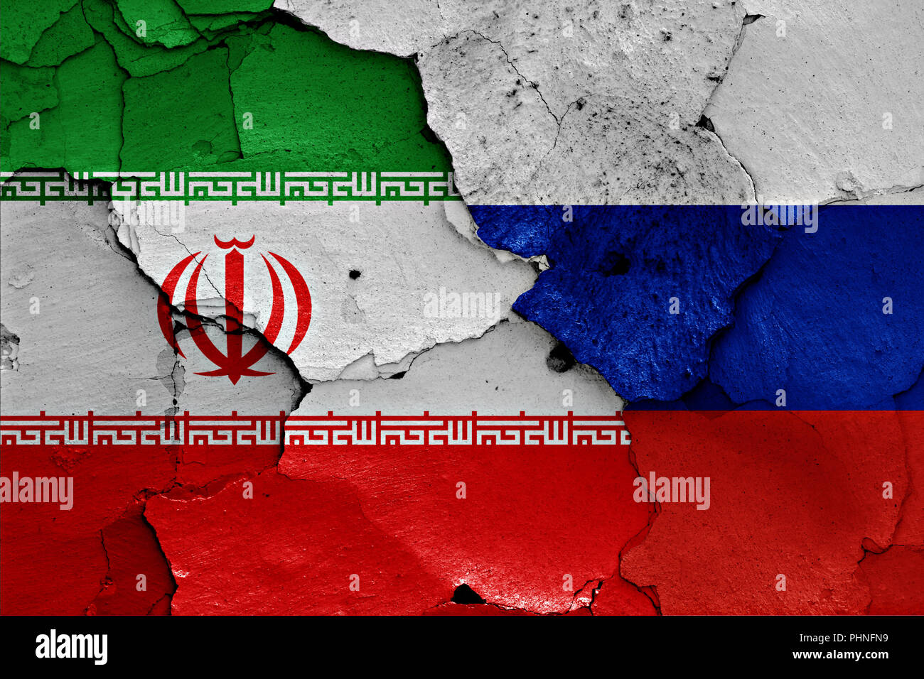 Iran russia map hi-res stock photography and images - Alamy