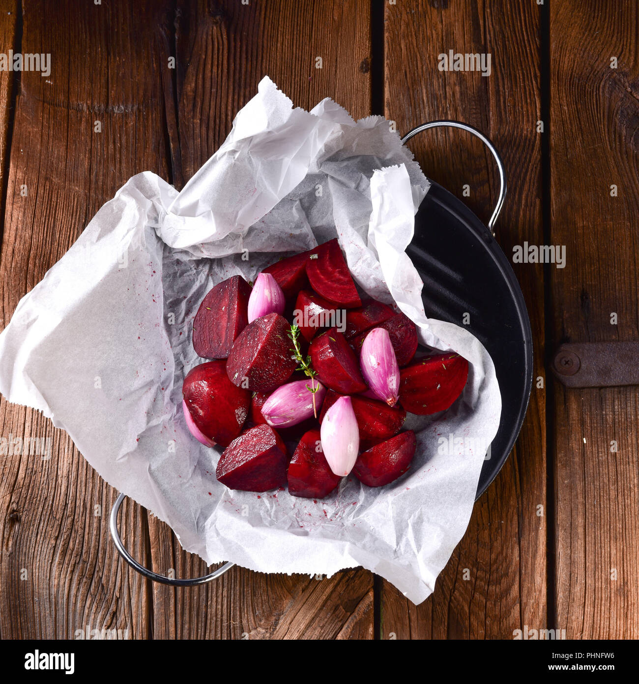 oven baked red beets Stock Photo - Alamy