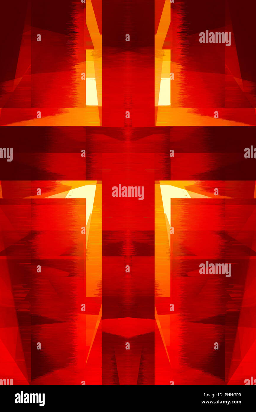 Red religious cross Stock Photo - Alamy