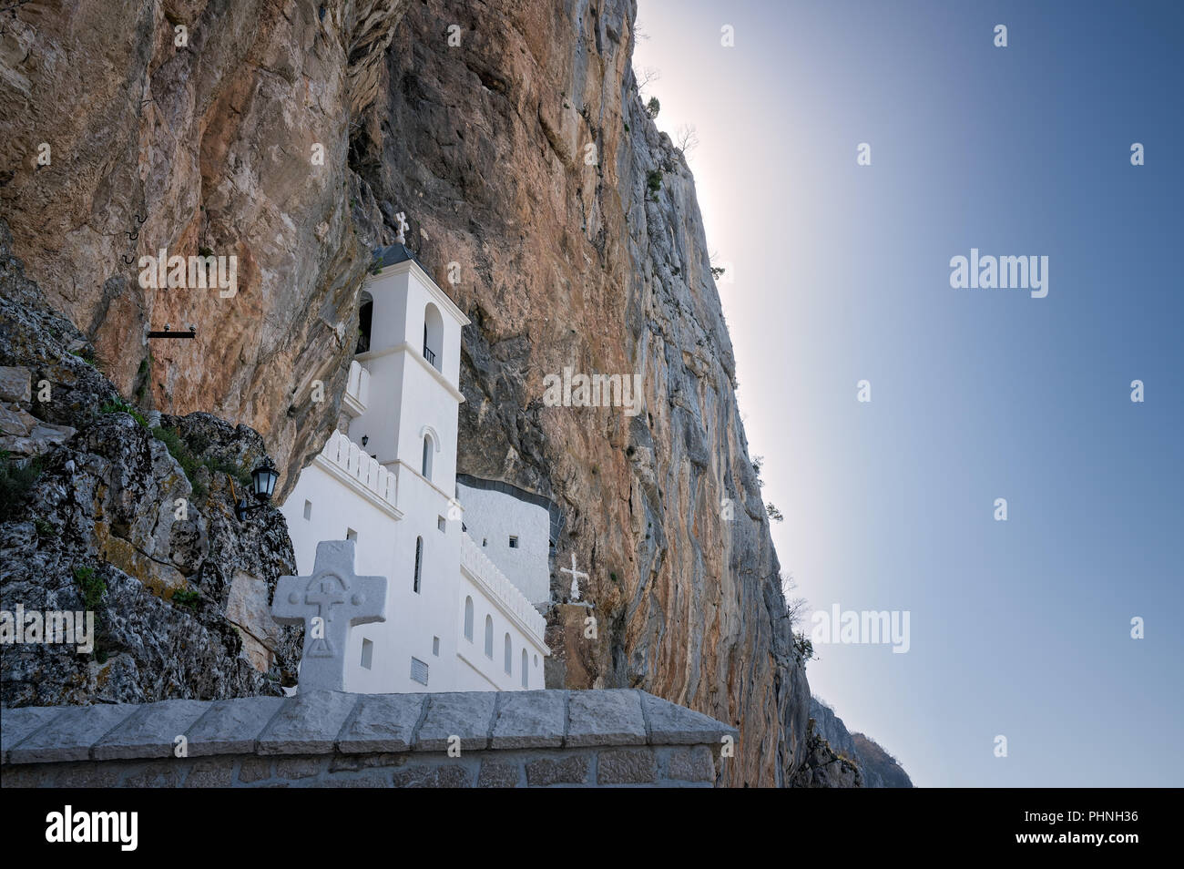 Ostrog Orthodox monastery in Montenegro Stock Photo - Alamy