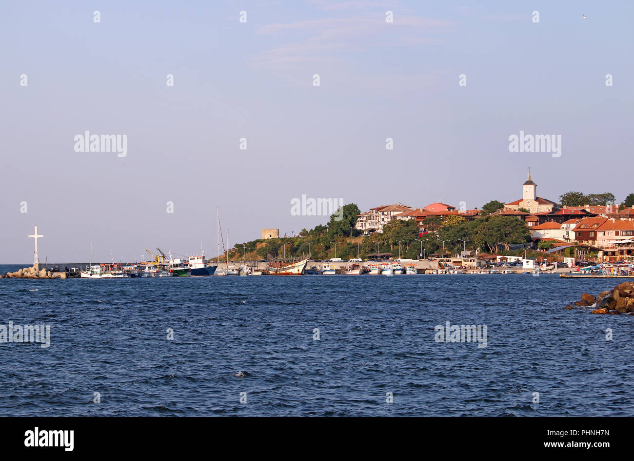 Old town Nessebar on the Black Sea Bulgaria Stock Photo - Alamy