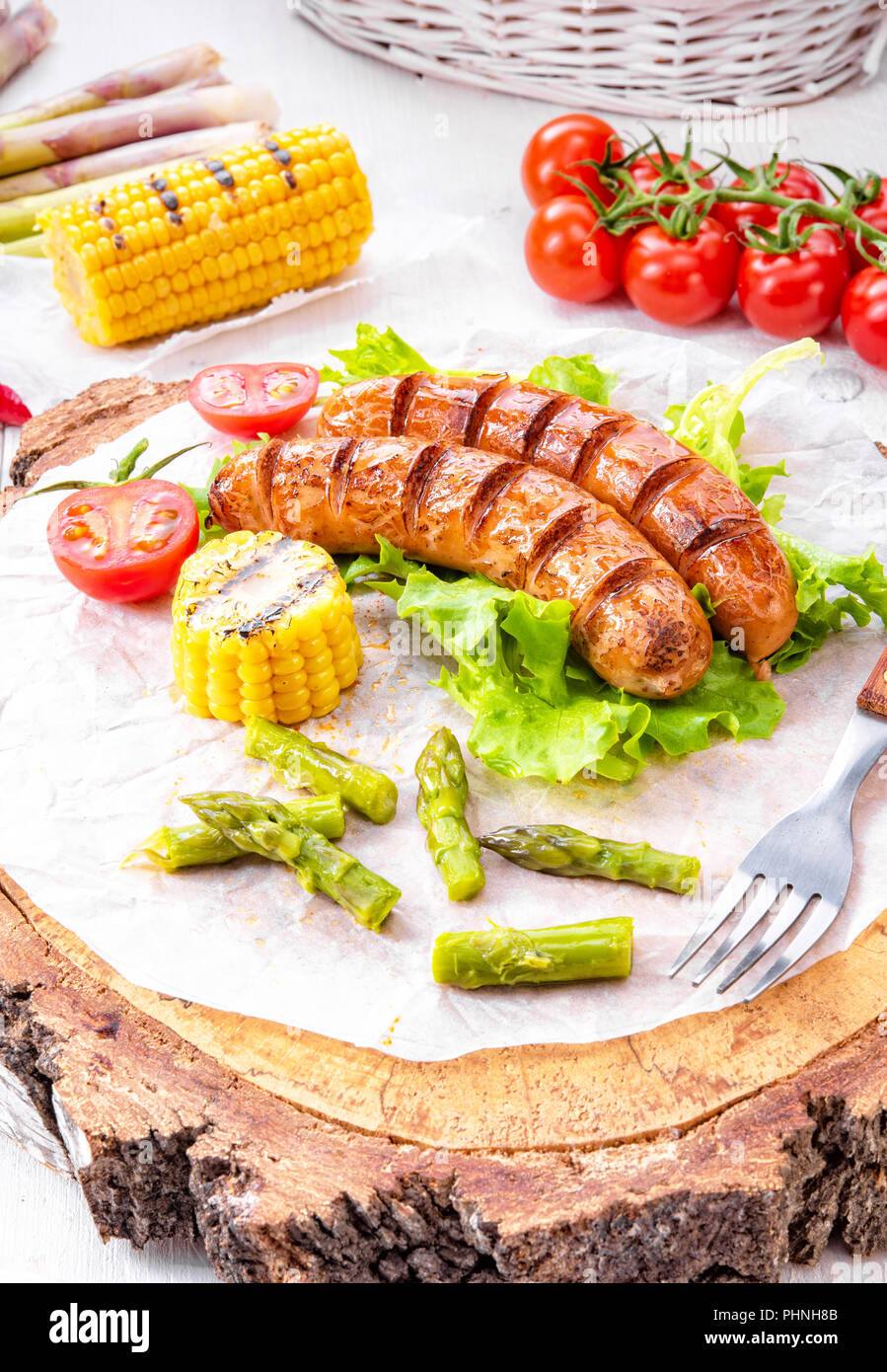 Krakauer wurst hi-res stock photography and images - Alamy