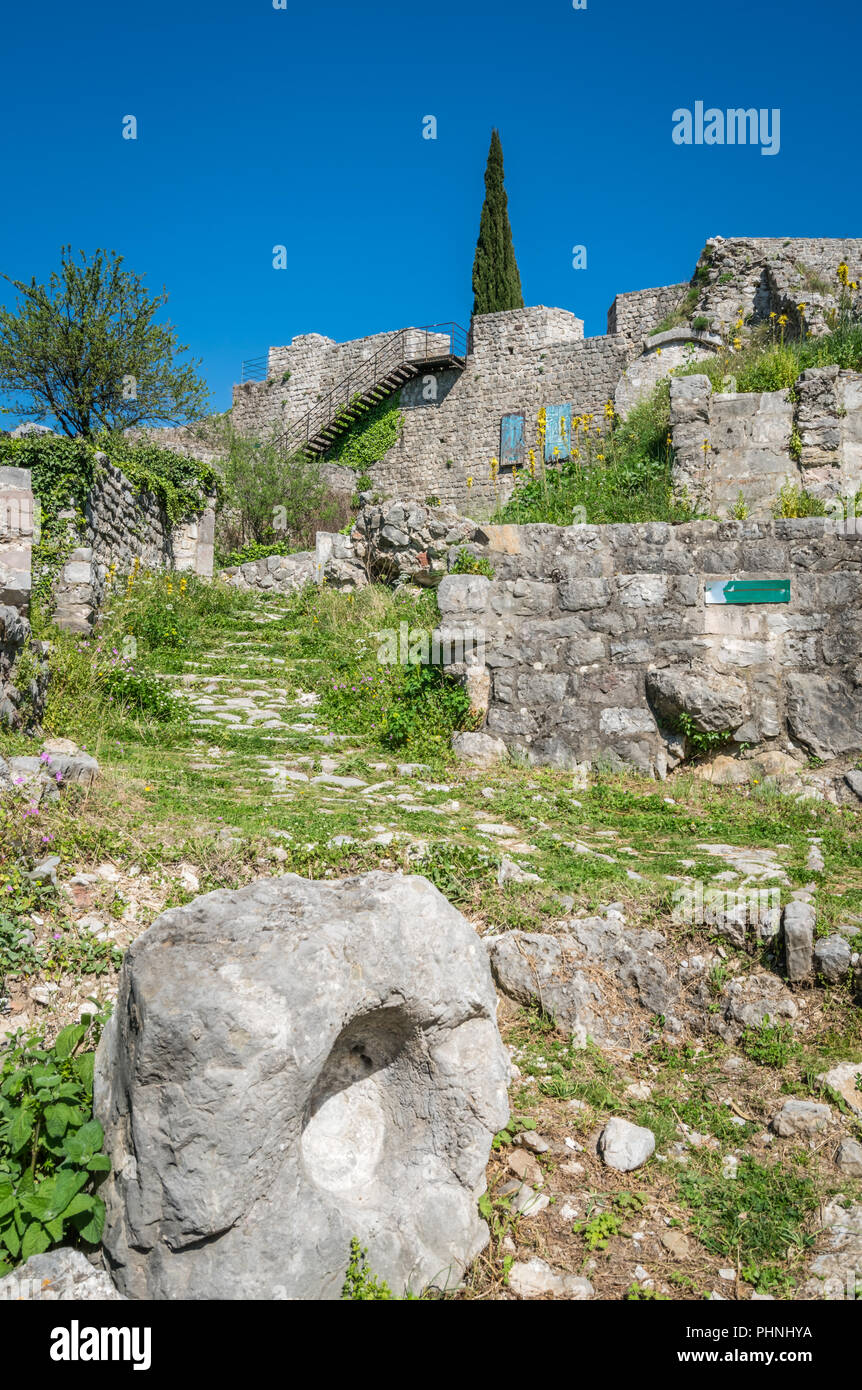 The ruins of Stari Bar Stock Photo - Alamy