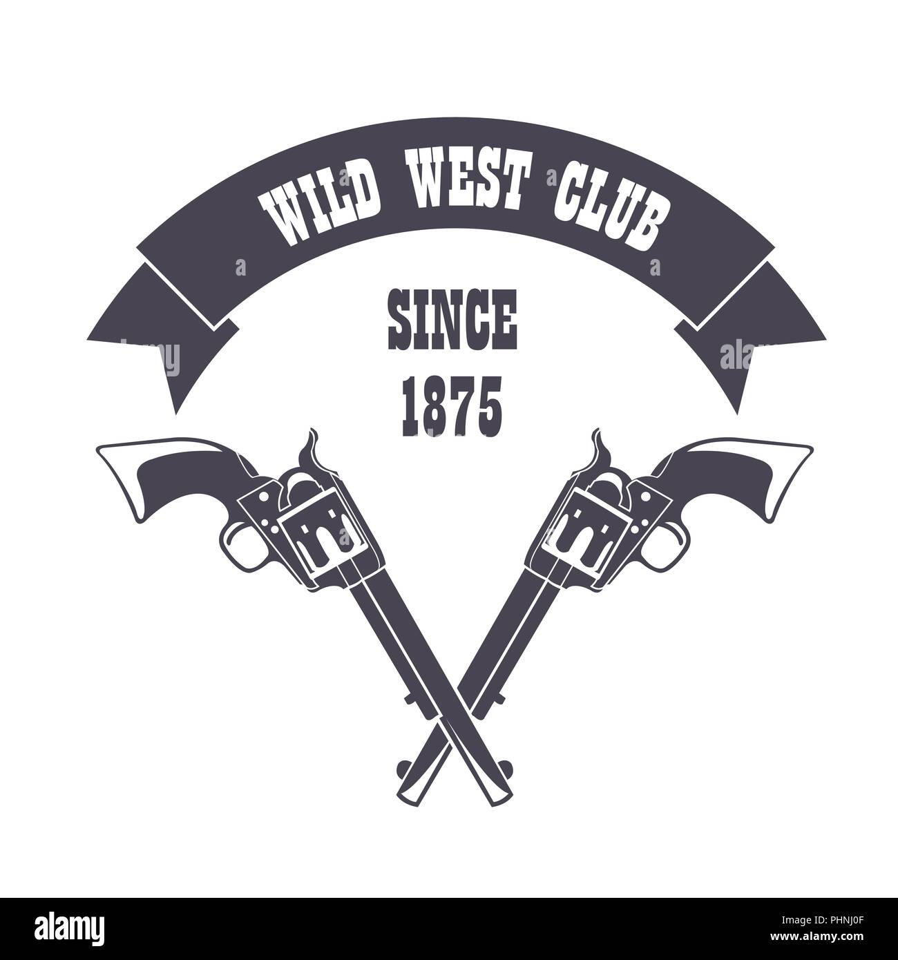 Firearm logo template. Guns, rifles badge. Flat design. Vector ...