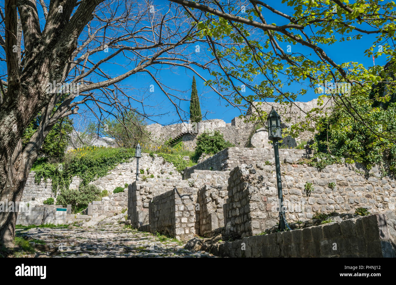 The ruins of Stari Bar Stock Photo - Alamy