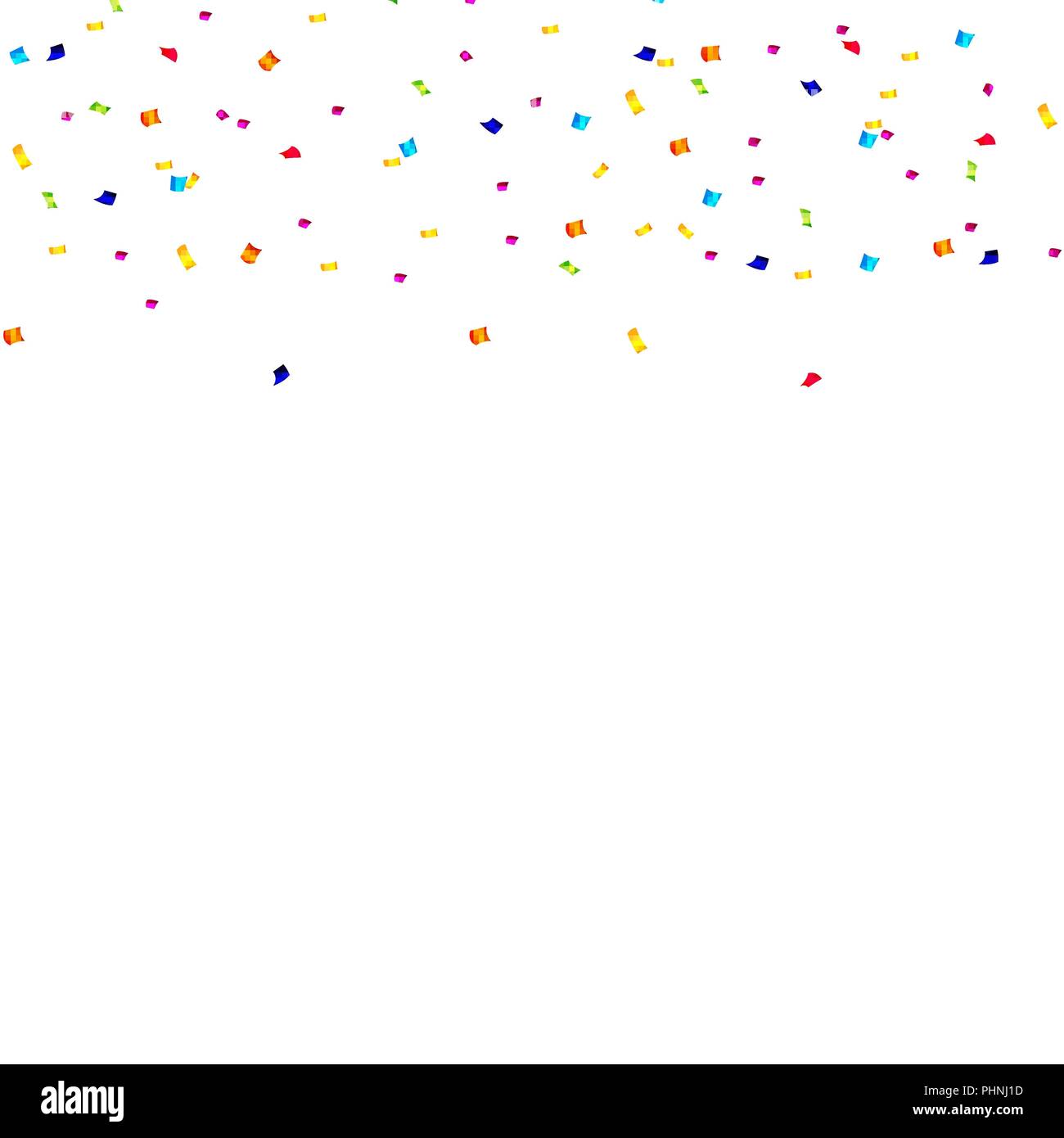 Abstract confetti background with polka dot confetti. Vector ...