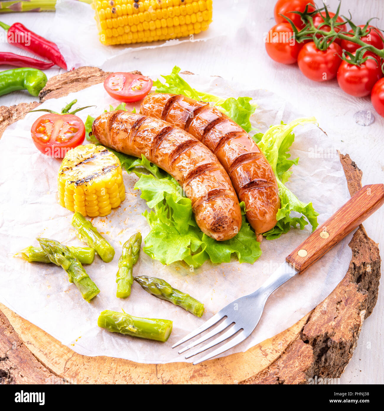 Krakauer wurst hi-res stock photography and images - Alamy