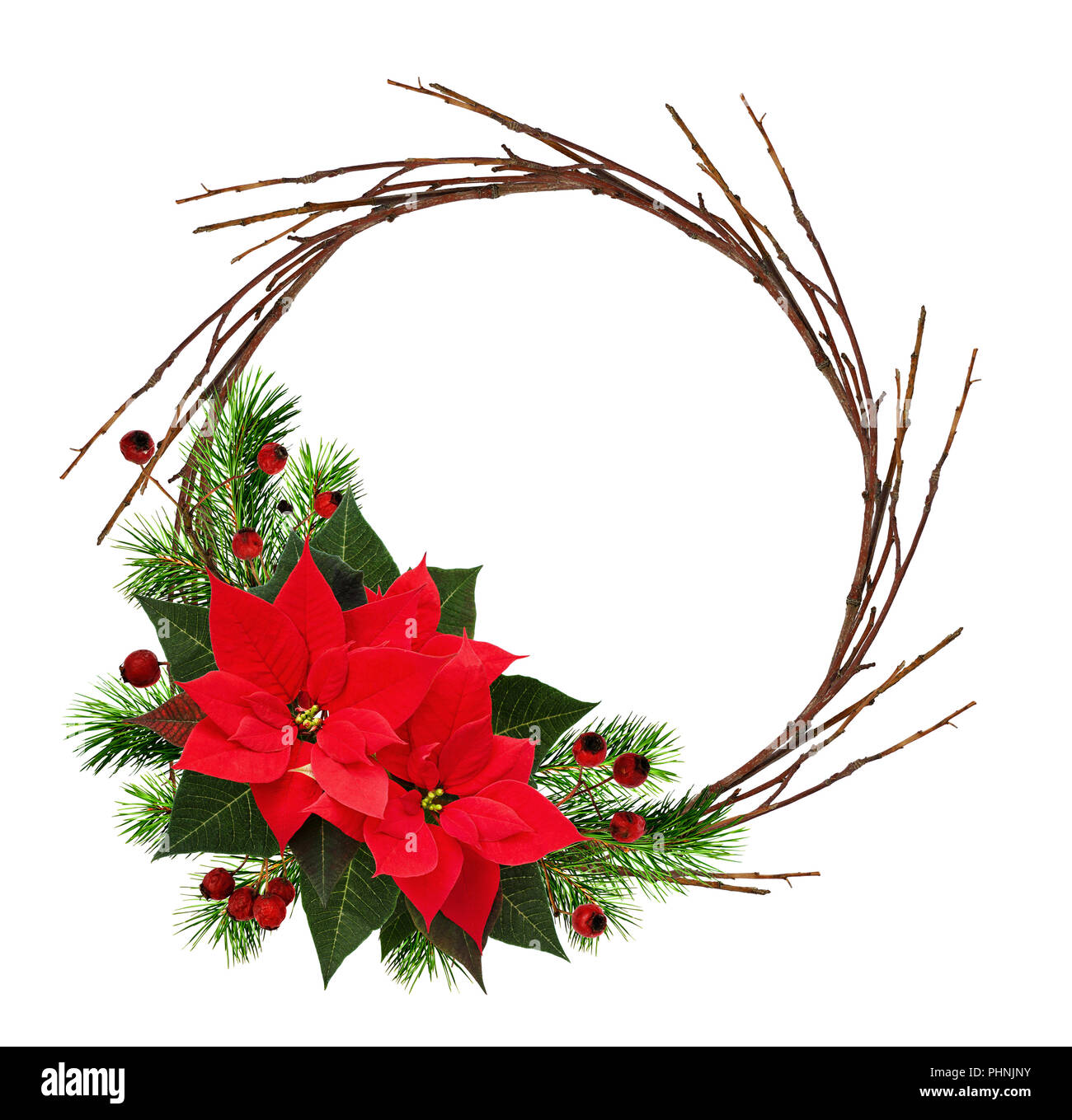 Dry branches decoration Cut Out Stock Images & Pictures - Alamy