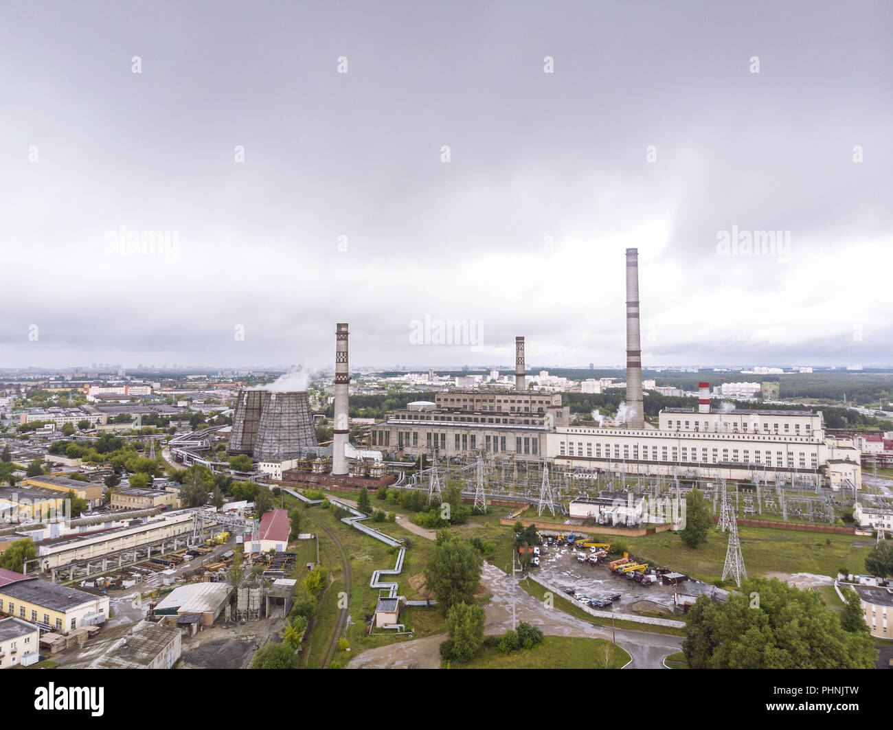 Industrial area city hi-res stock photography and images - Alamy