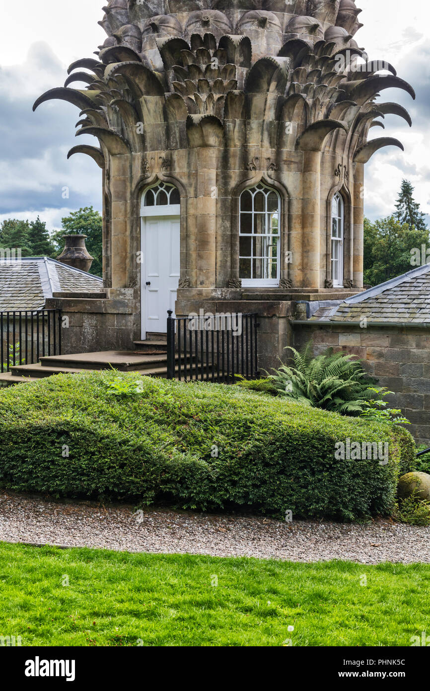 Dunmore Pineapple (1761), Stirlingshire, Scotland, UK Stock Photo - Alamy