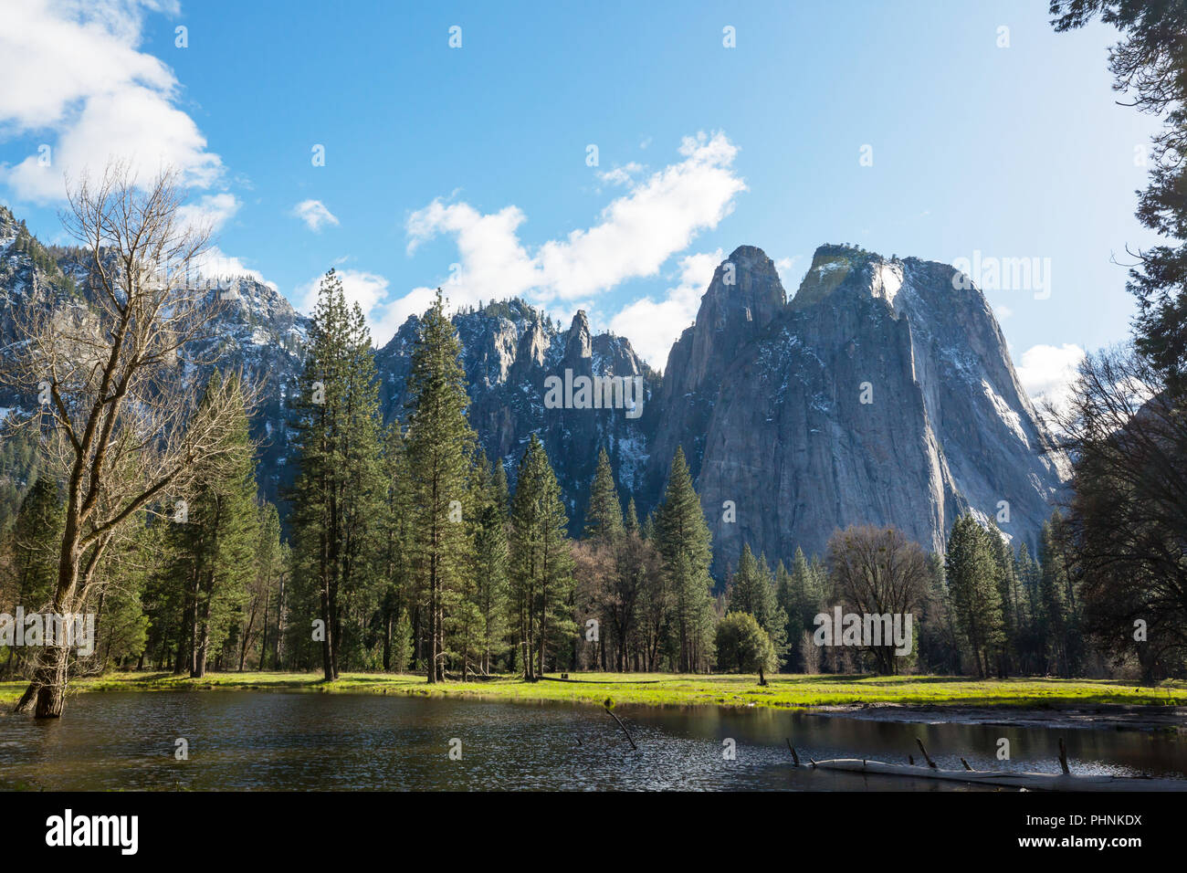 Early spring in Yosemite Stock Photo - Alamy