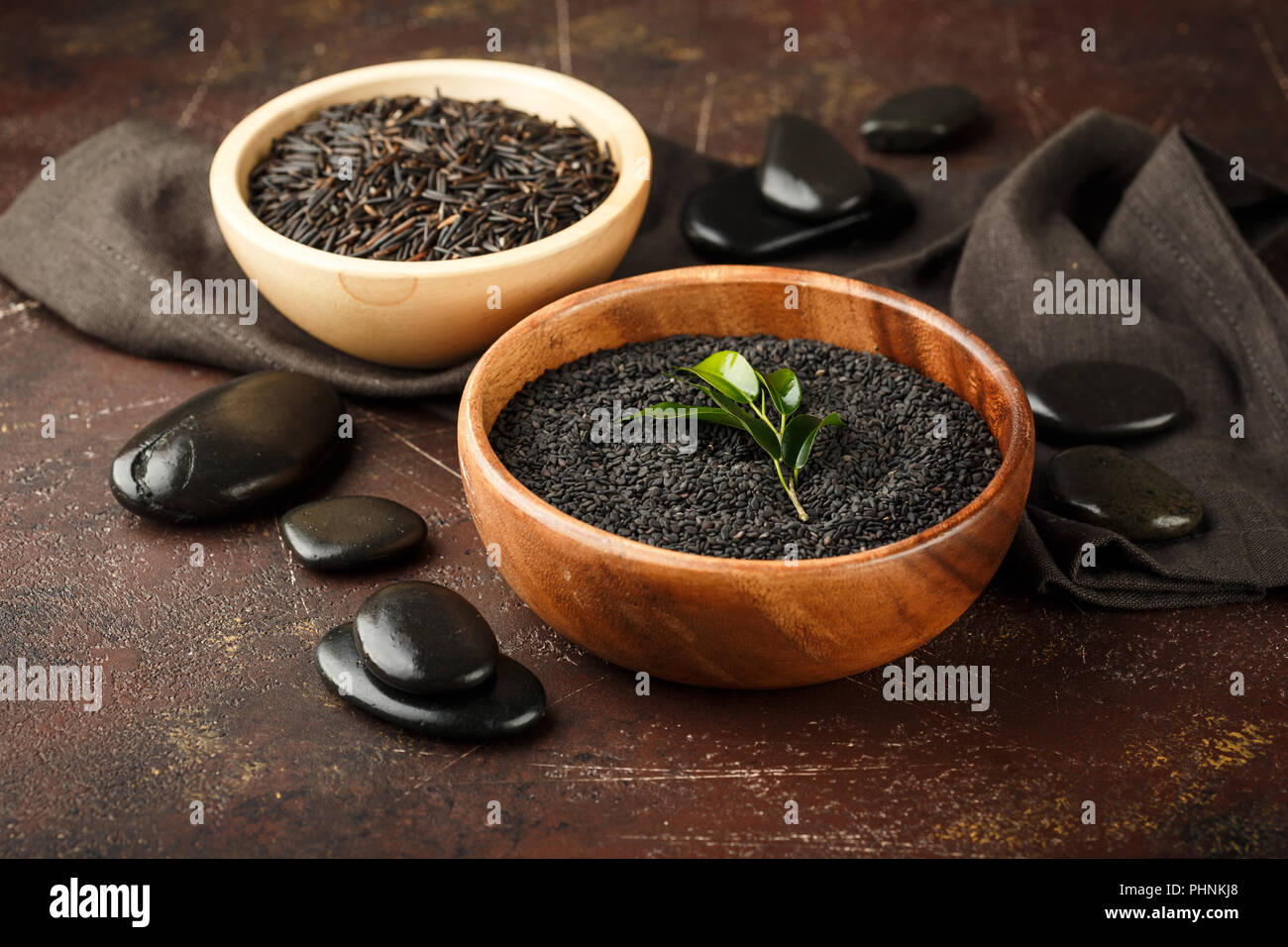 Black sesame seed Stock Photo - Alamy