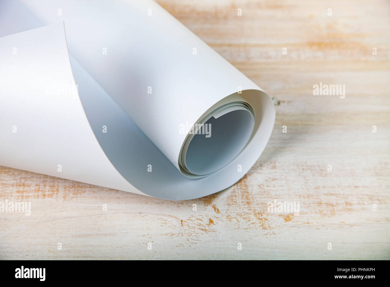 Roll white paper hi-res stock photography and images - Alamy