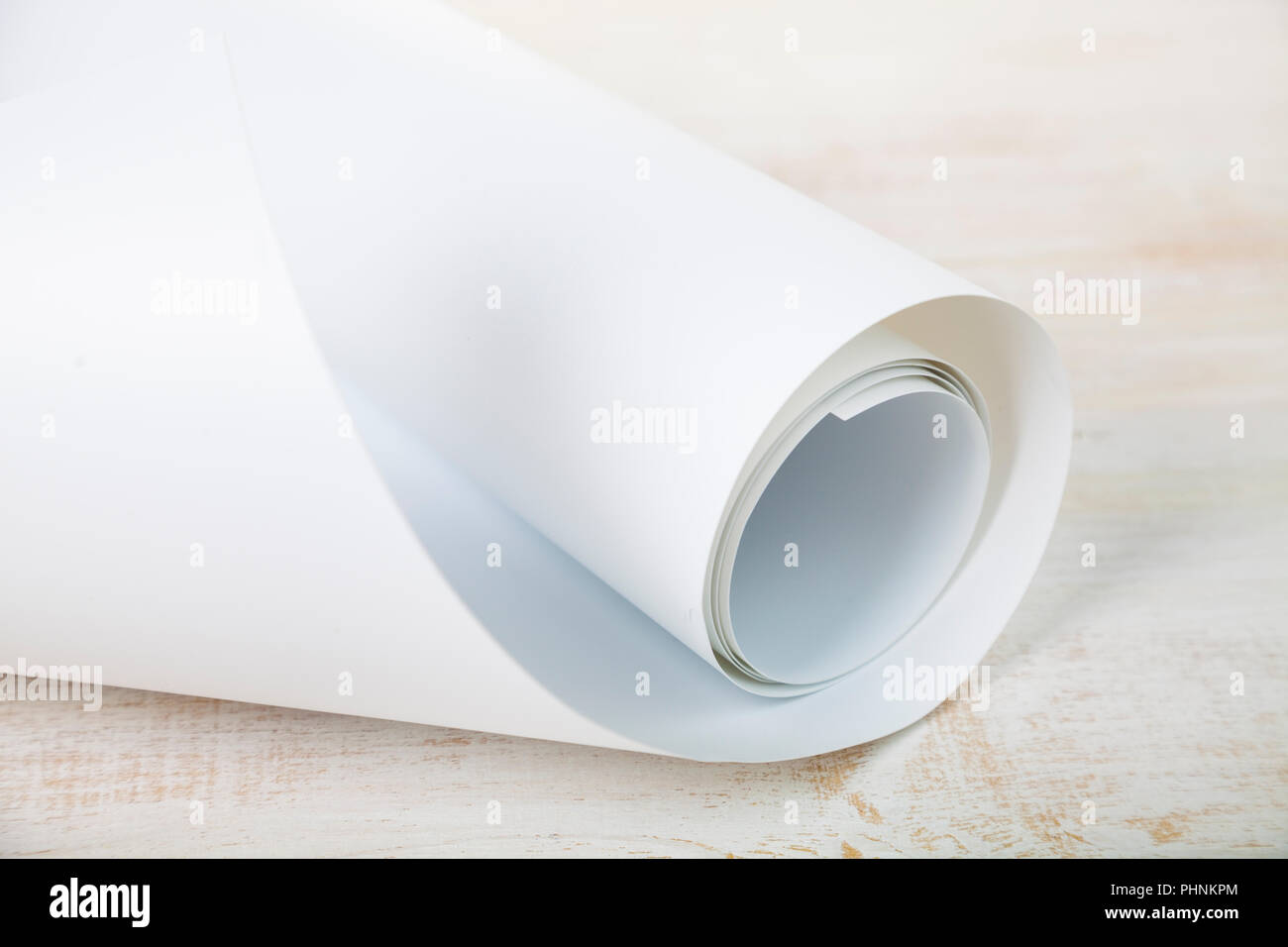 Roll white paper hi-res stock photography and images - Alamy