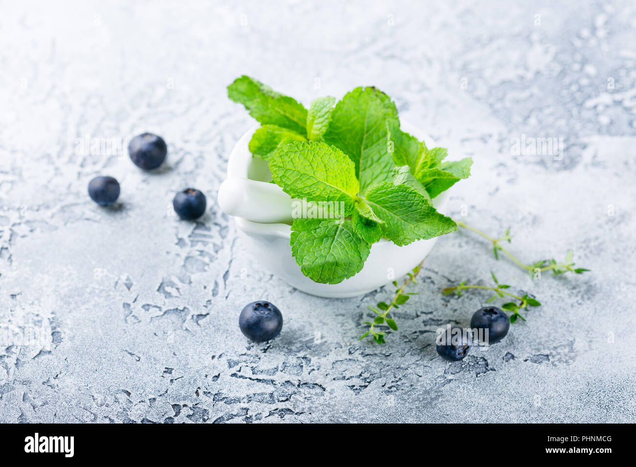 Fresh mint leaves hi-res stock photography and images - Alamy