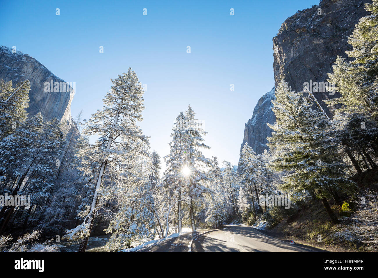 Early spring in Yosemite Stock Photo - Alamy