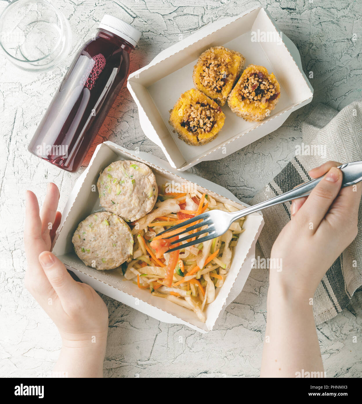 Food container boxes hi-res stock photography and images - Alamy