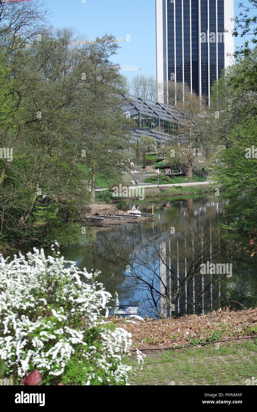 Spring in Planten un Blomen, Hamburg Stock Photo - Alamy