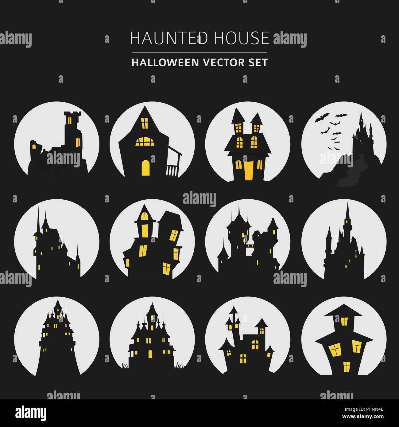 Halloween holiday info graphic elements. Flat design. Vector ...
