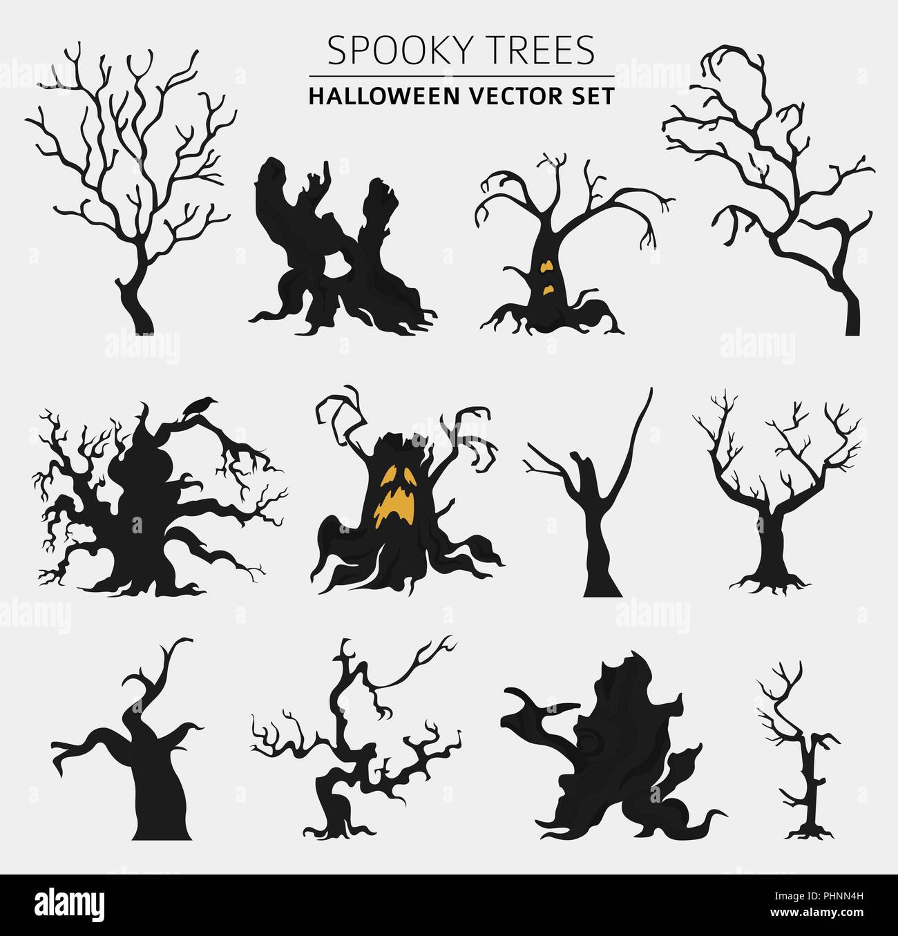 Halloween holiday info graphic elements. Flat design. Vector ...