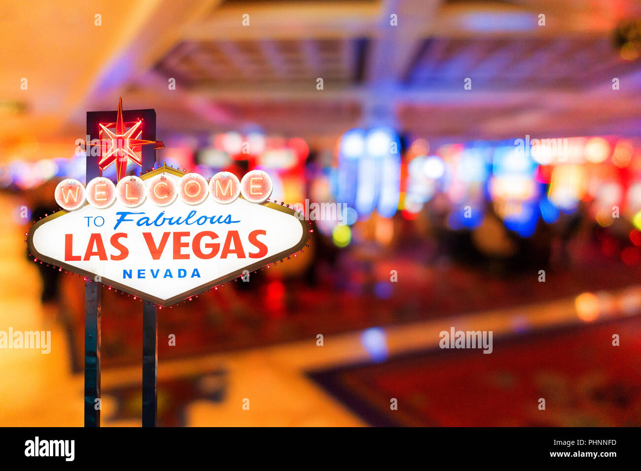 Famous Las Vegas sign Stock Photo - Alamy