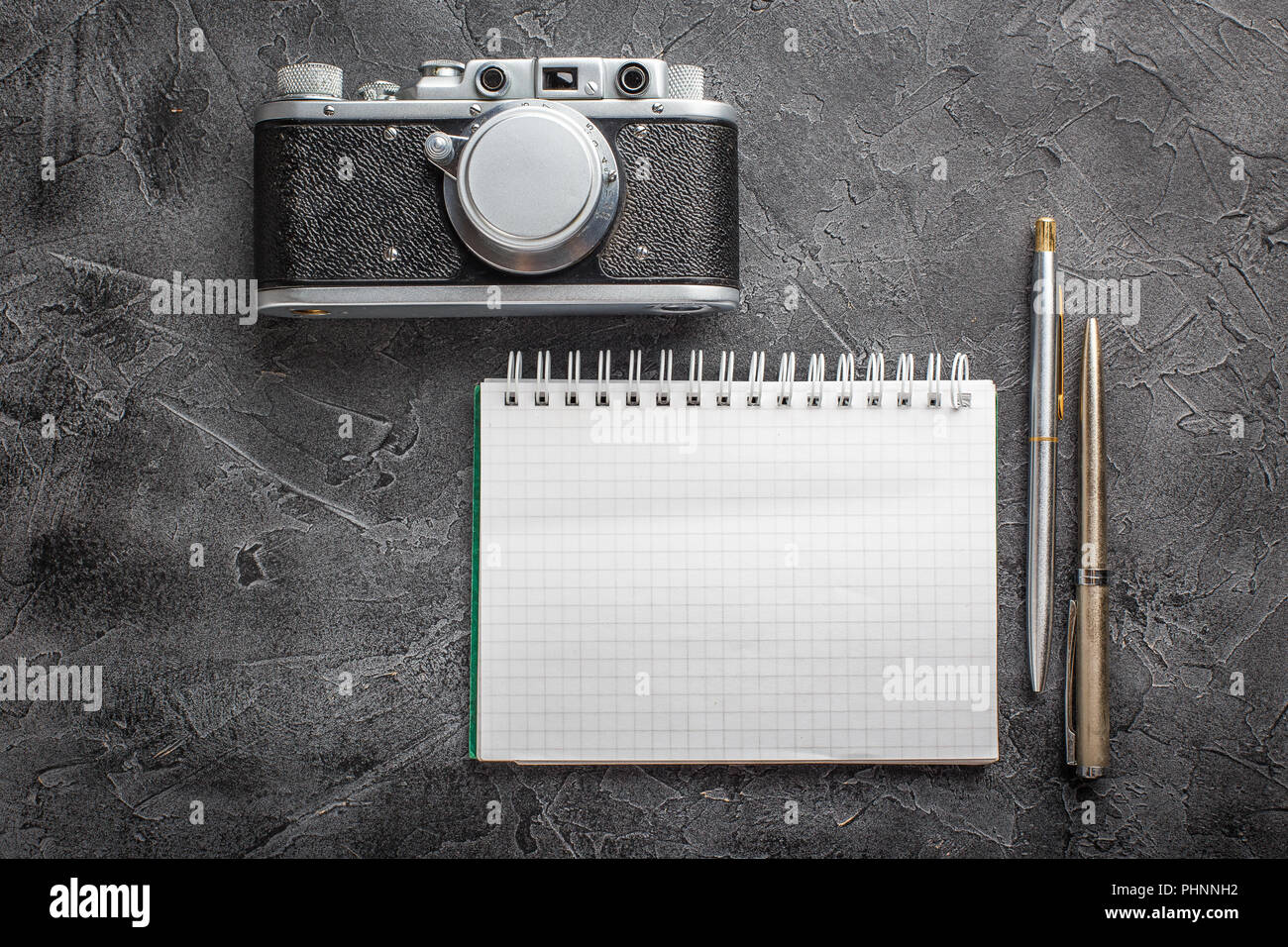 Camera notebook hi-res stock photography and images - Alamy