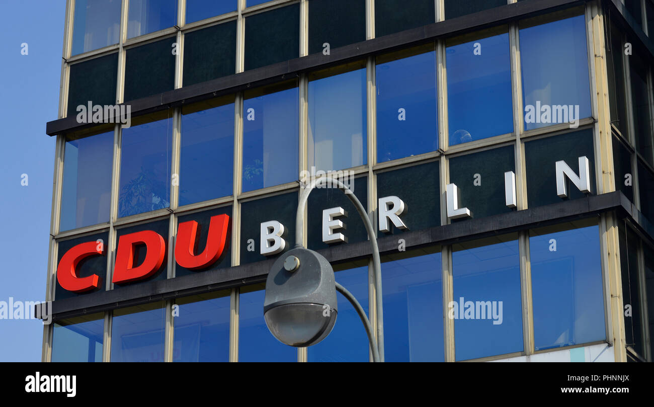 CDU Landesverband Berlin, Kleiststrasse, Wittenbergplatz, Schoeneberg ...