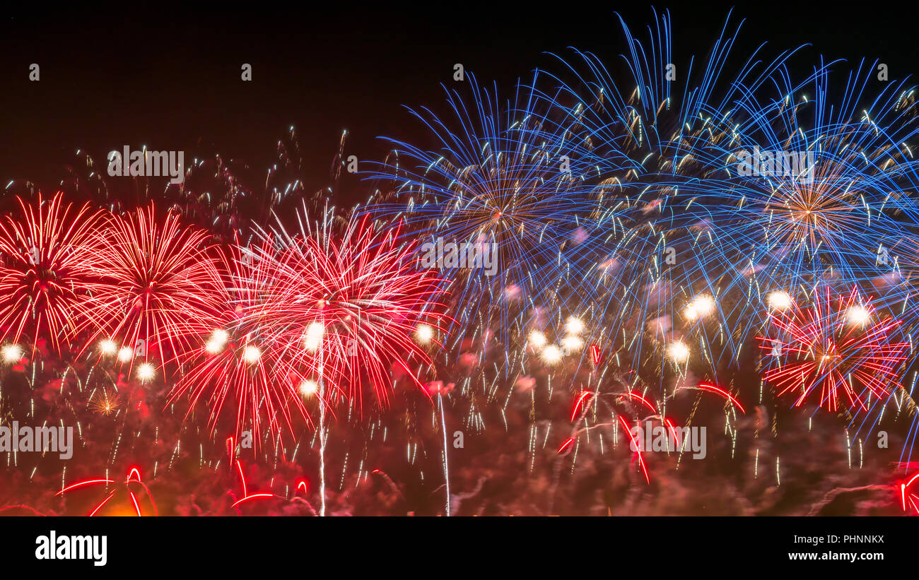 Party with fireworks hi-res stock photography and images - Alamy