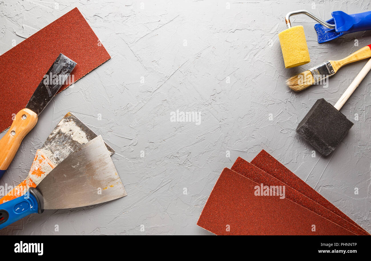 Metal tools set master hi-res stock photography and images - Alamy