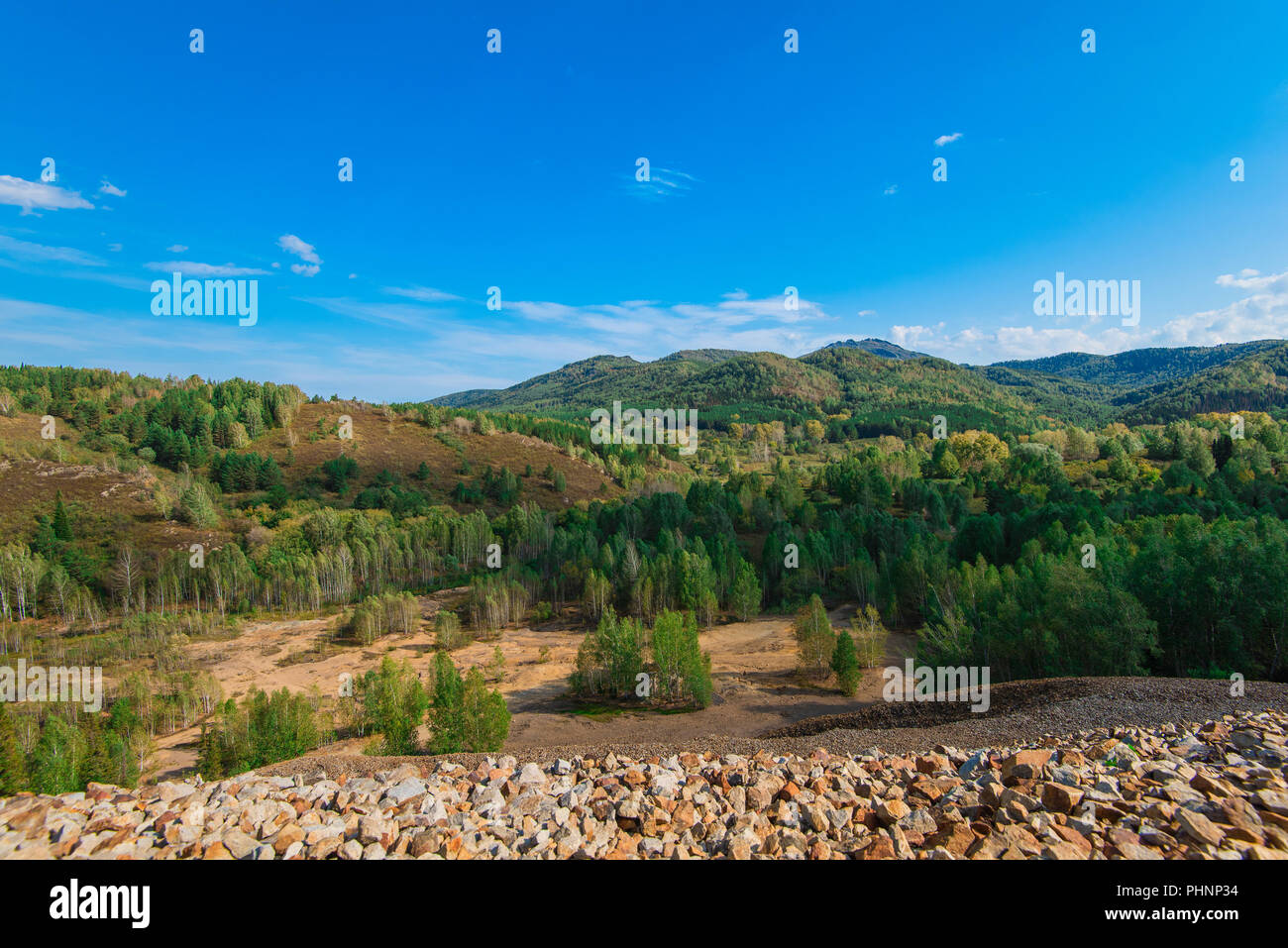 Beauty view in mountains of Altai Stock Photo - Alamy