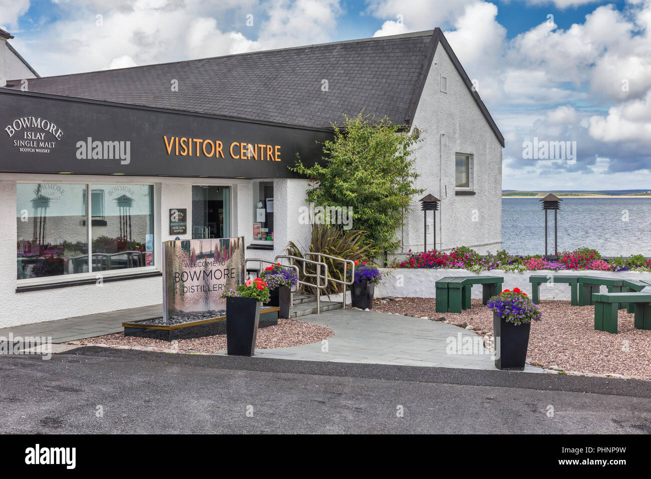 Bowmore distillery, Visitor centre, Bowmore, Islay, Inner Hebrides ...