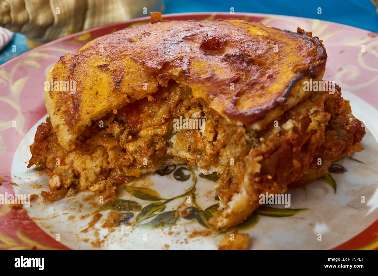 Mexican Tortilla Casserole Stock Photo - Alamy