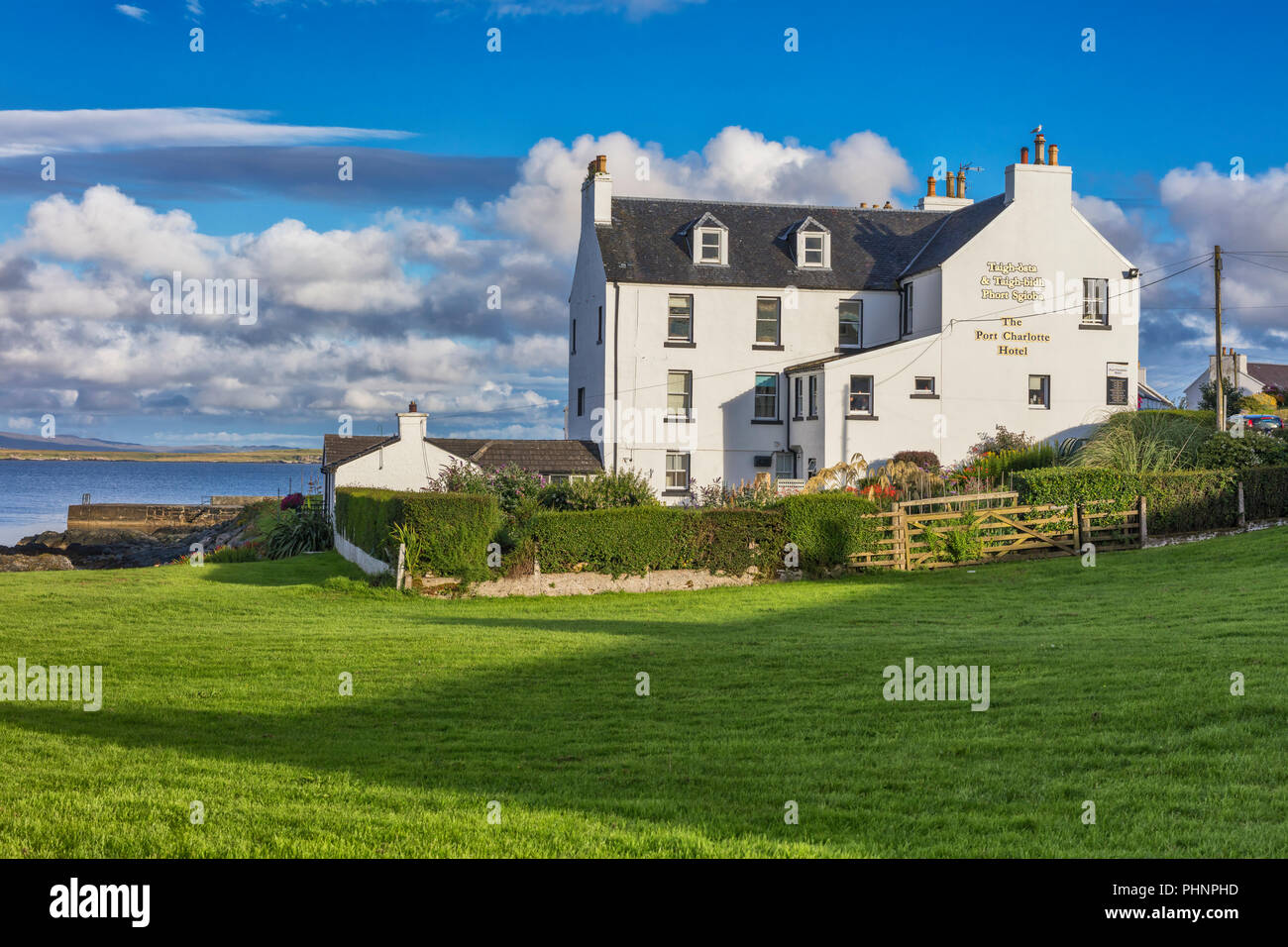 Port Charlotte, Islay, Inner Hebrides, Argyll, Scotland, UK Stock Photo ...