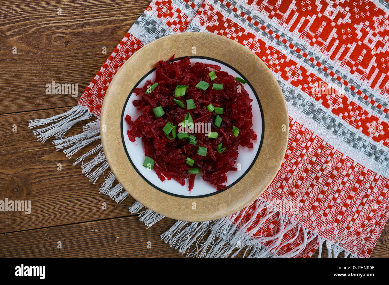 Polish Beet Salad Stock Photo - Alamy