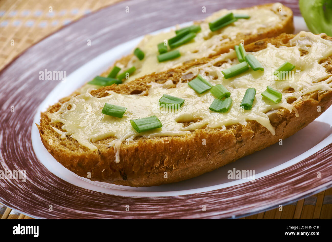 Italian Scallion Cheese Bread Stock Photo - Alamy