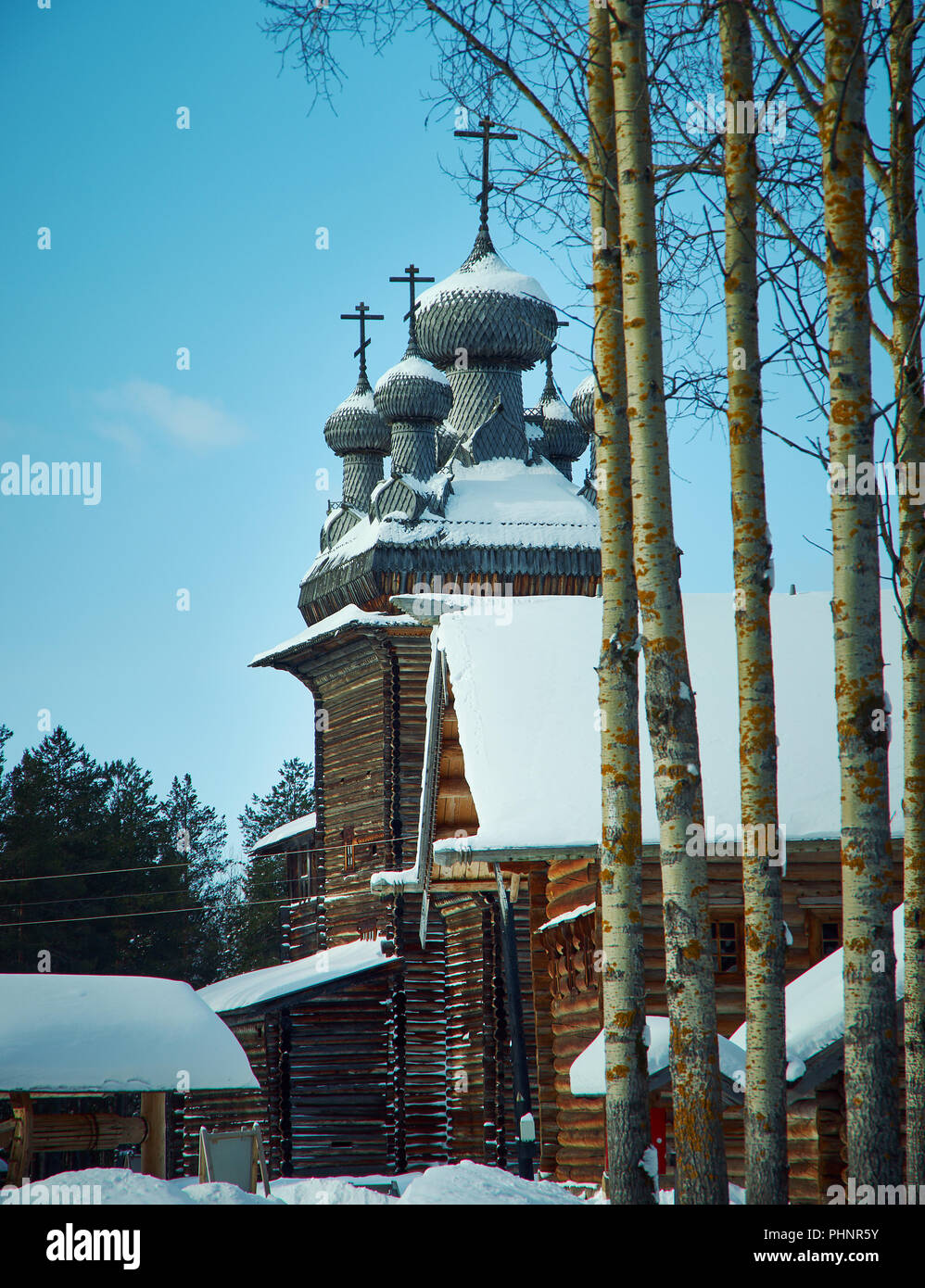 Russian Traditional wooden architecture Stock Photo - Alamy