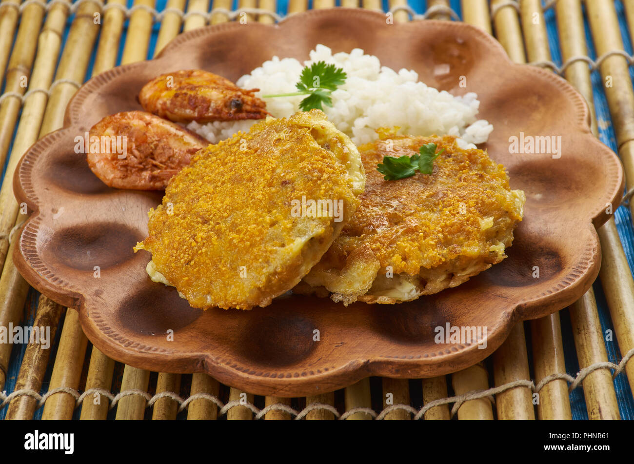 Blackbeard's Crab Cakes Stock Photo - Alamy