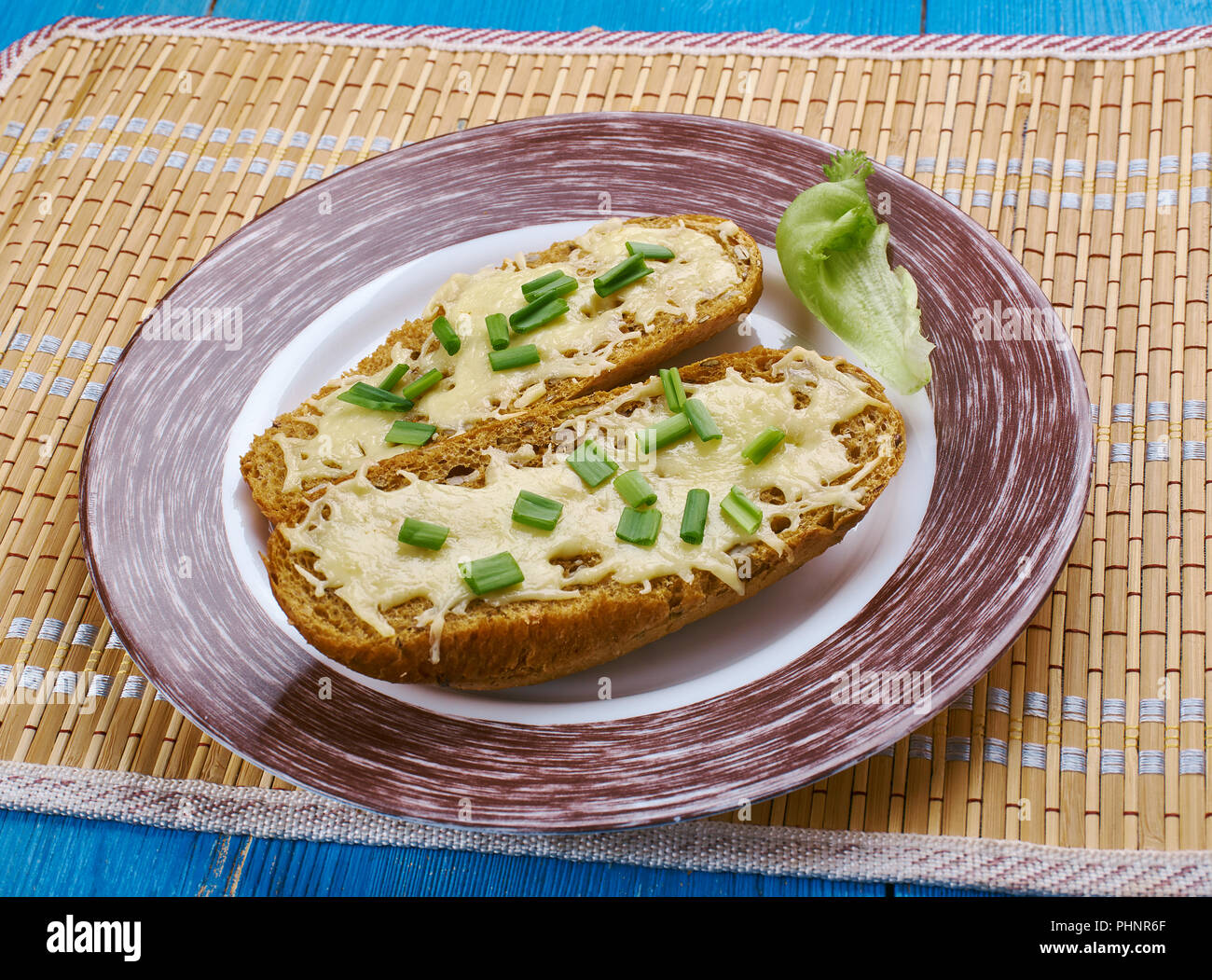 Italian Scallion Cheese Bread Stock Photo - Alamy